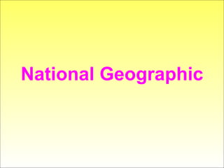 National geographic 1 | PPT