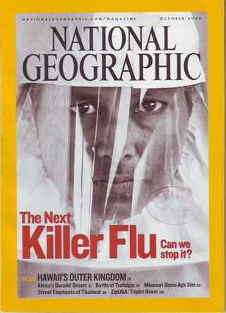 National Geographic 2005 October Edition Influenza | PDF