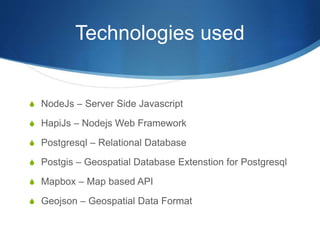 Case Study: Creating a Geospatial Web Application for National Geographic | PPTX | Web ...