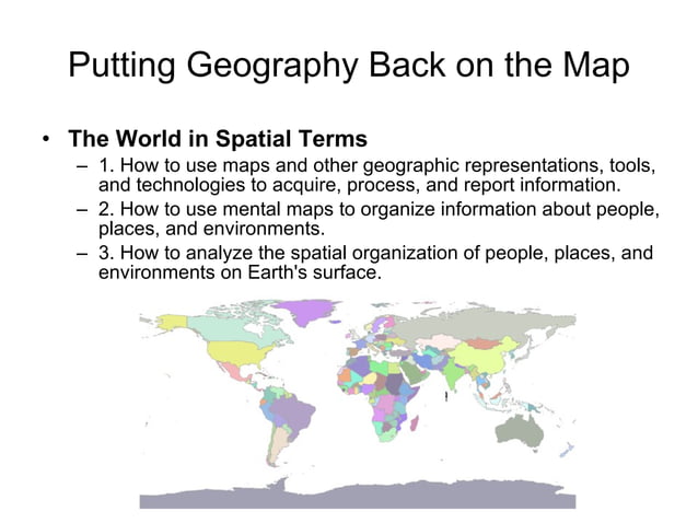 National geography standards | PPT