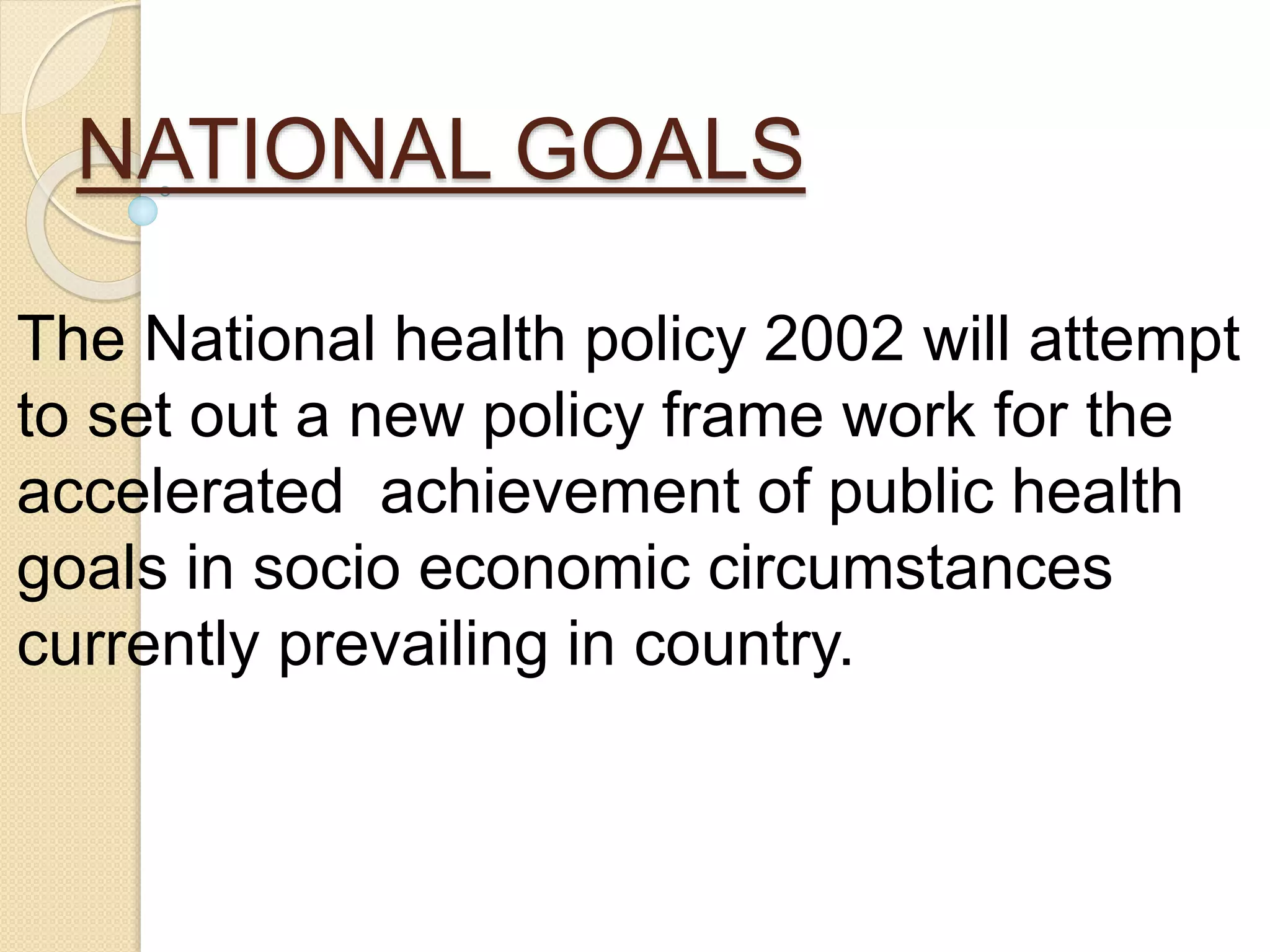 National goals | PPTX