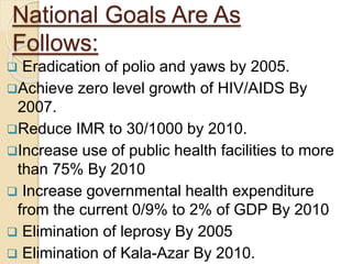 National goals | PPTX