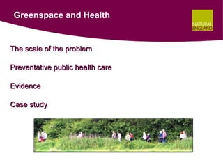 Greenspace and Health | PPT | Healthy Living