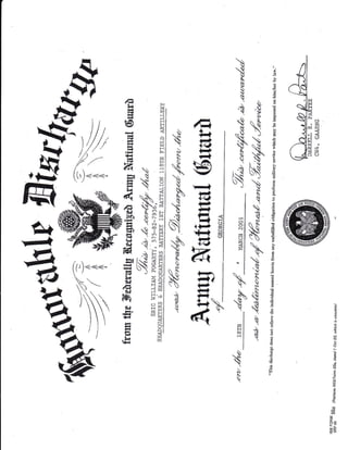 National guard honorable discharge | PDF