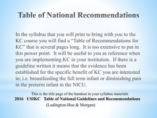 National Guidelines and Recommendations | PPT