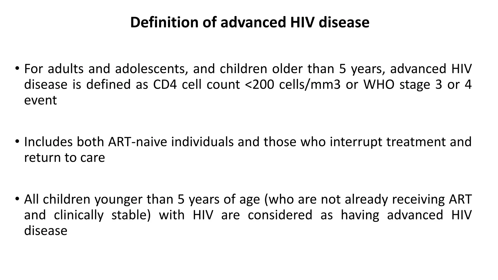 National guidelines for HIV care and treatment 2021 | PPTX