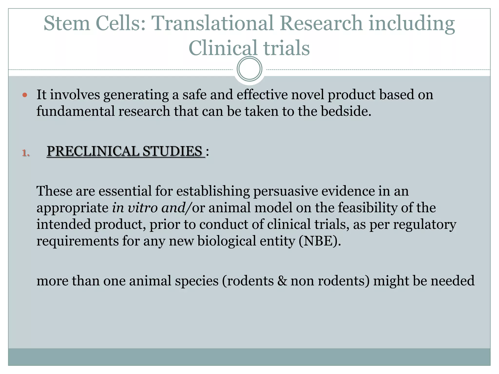 National guidelines for stem cell research-2017 | PPTX