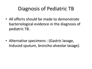 National guidelines on pediatric TB | PPTX | Infectious Diseases ...