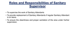 National guidelines on sanitation services dr. ruchi kushwaha | PPTX