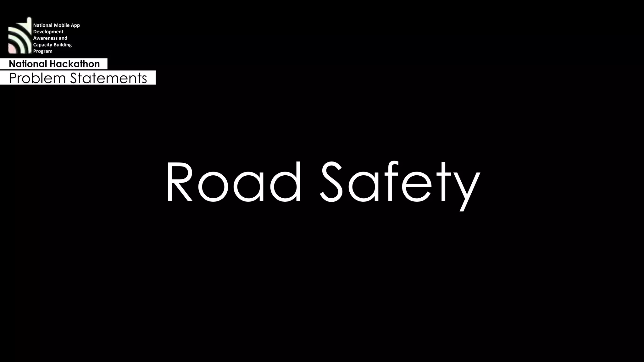 National Hackathon - Problem Statements | PPTX