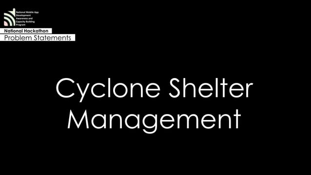 National Hackathon - Problem Statements | PPTX