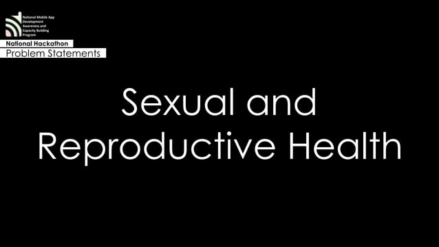 National Hackathon - Problem Statements | PPTX