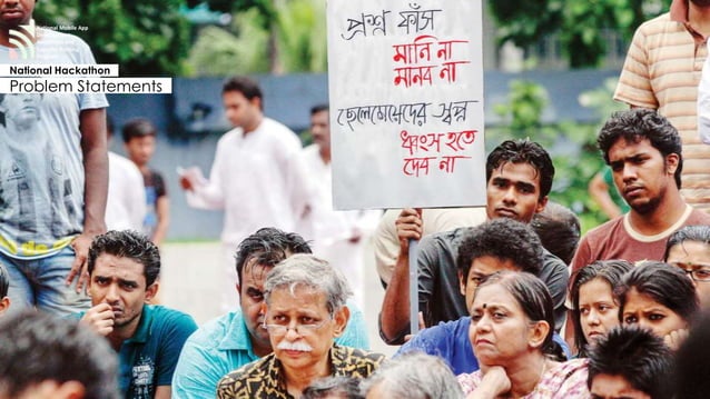 National Hackathon - Problem Statements | PPTX