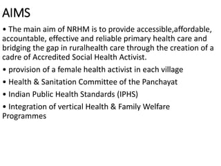 National health mission | PPTX
