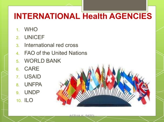 National Health Agencies | PPTX