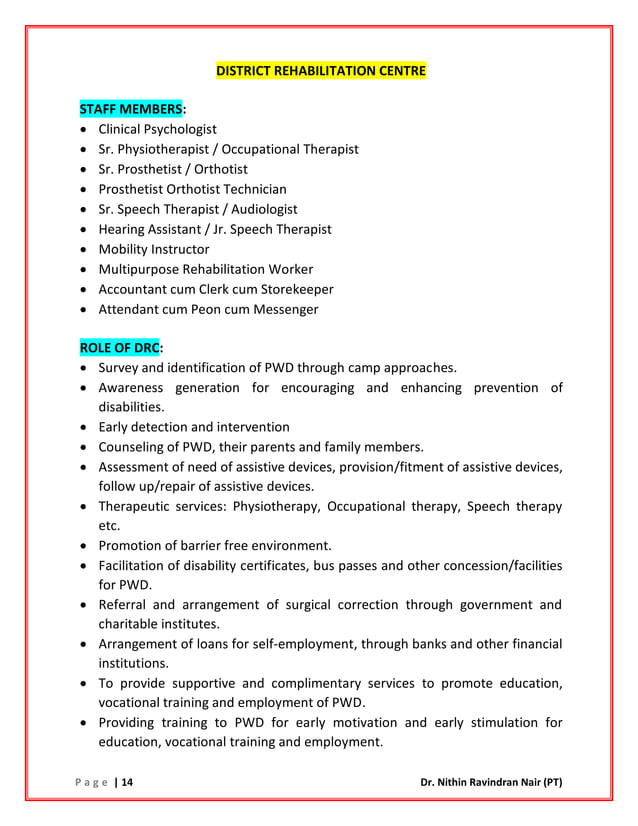 National health delivery system + phc +drc+national institutes | PDF ...