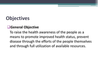 National health education, information and communication center | PPTX