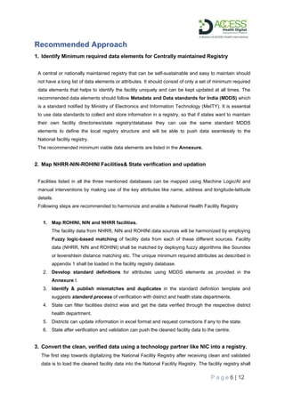 Health Facility Registry | PDF