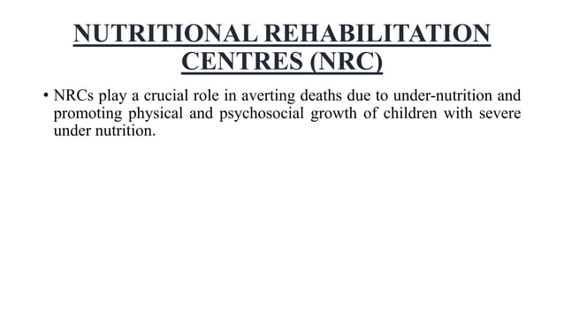 National health intervention programme for mother and child | PPTX