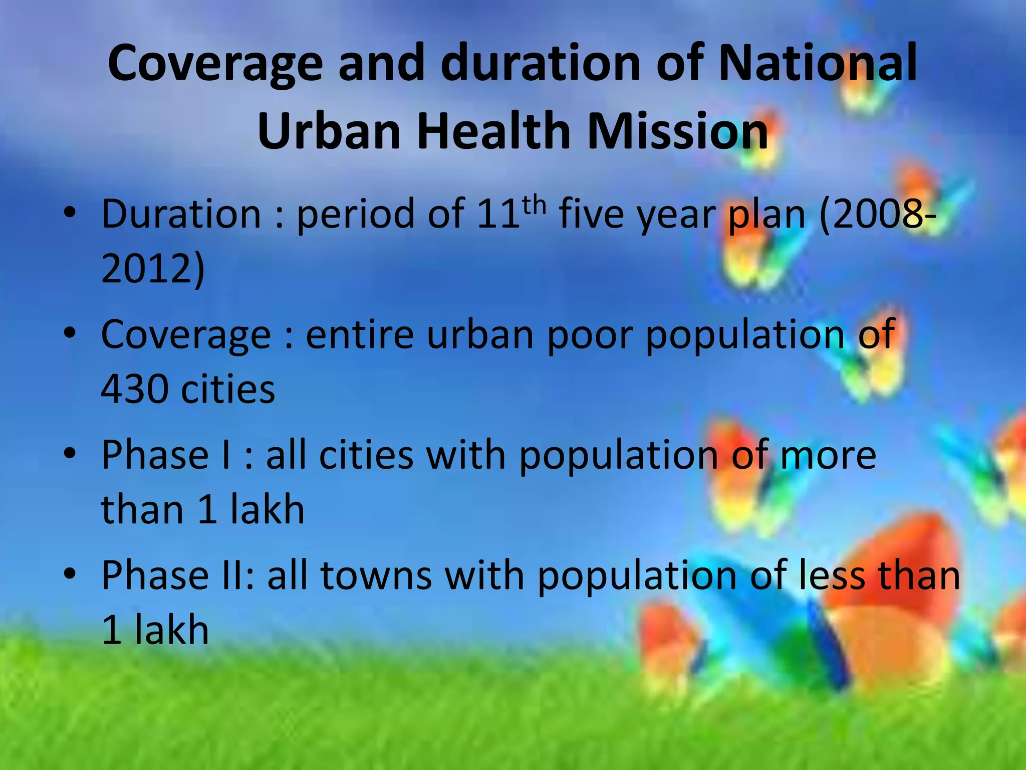 National health mission | PPTX