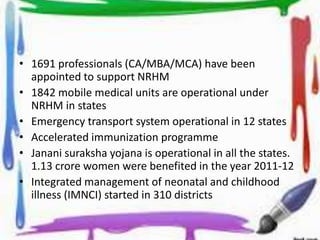 National health mission | PPTX