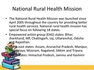 National health mission | PPTX