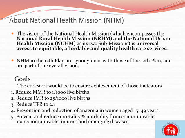 National health mission | PPTX
