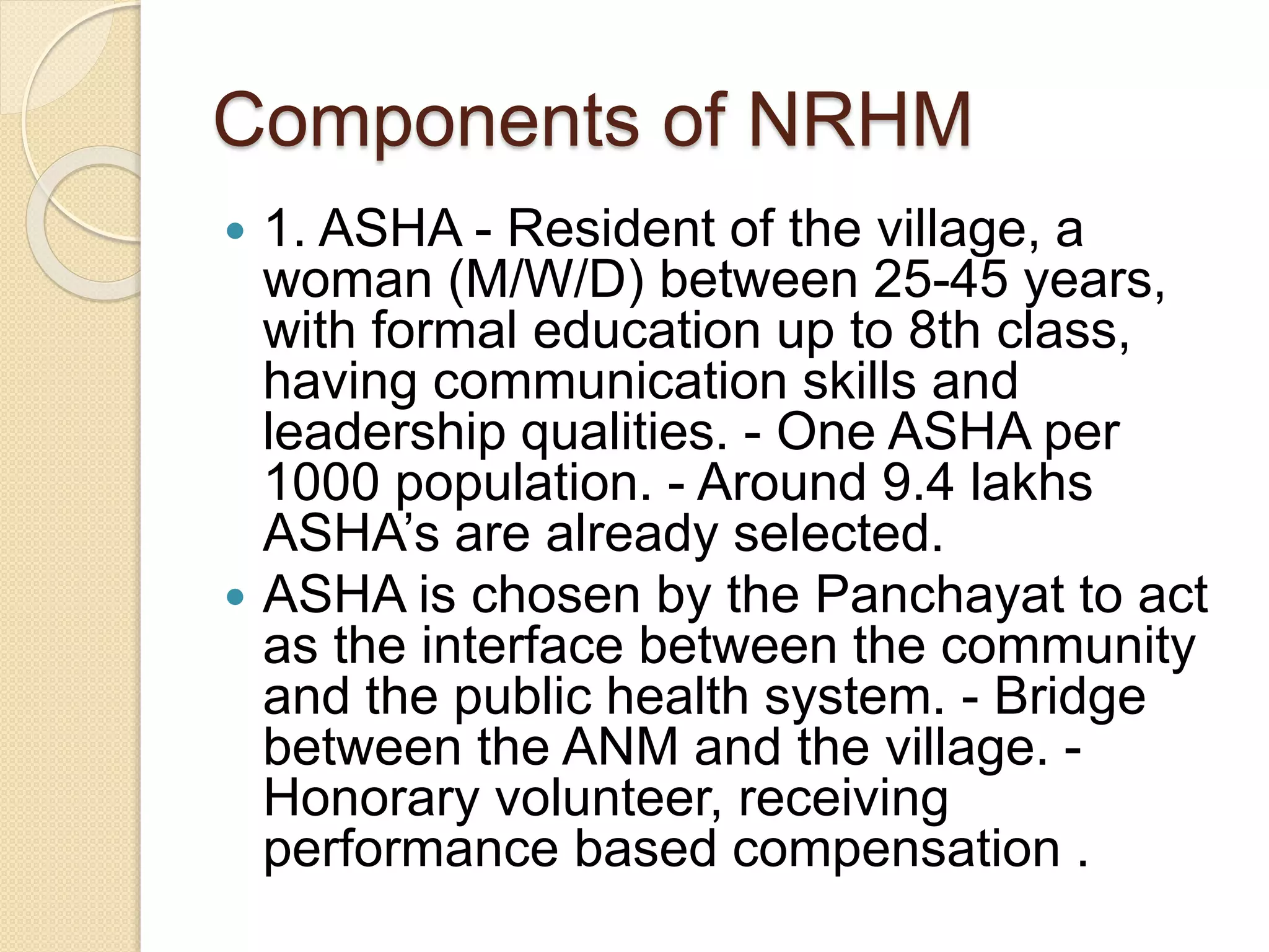 National health mission | PPTX