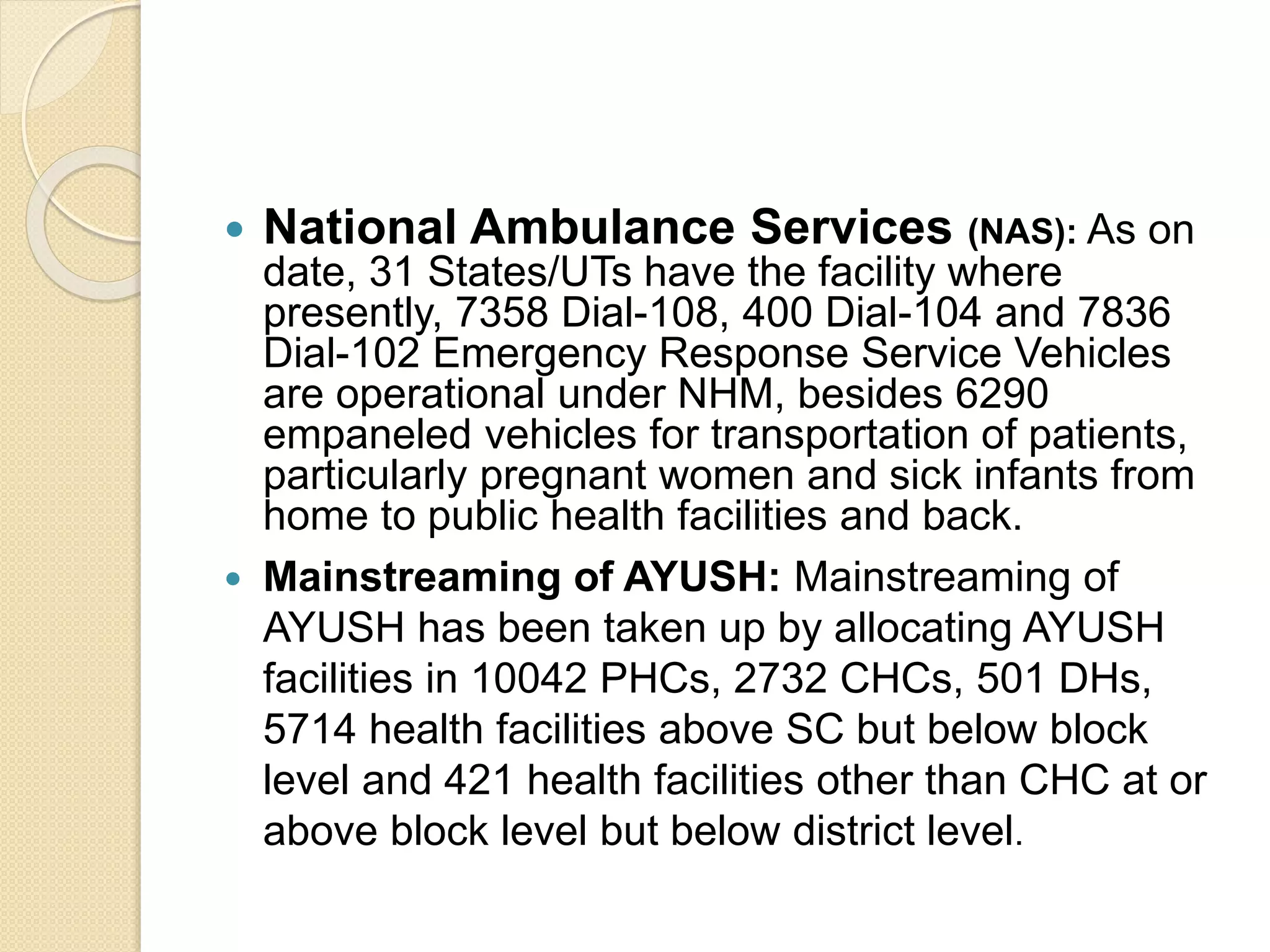 National health mission | PPTX