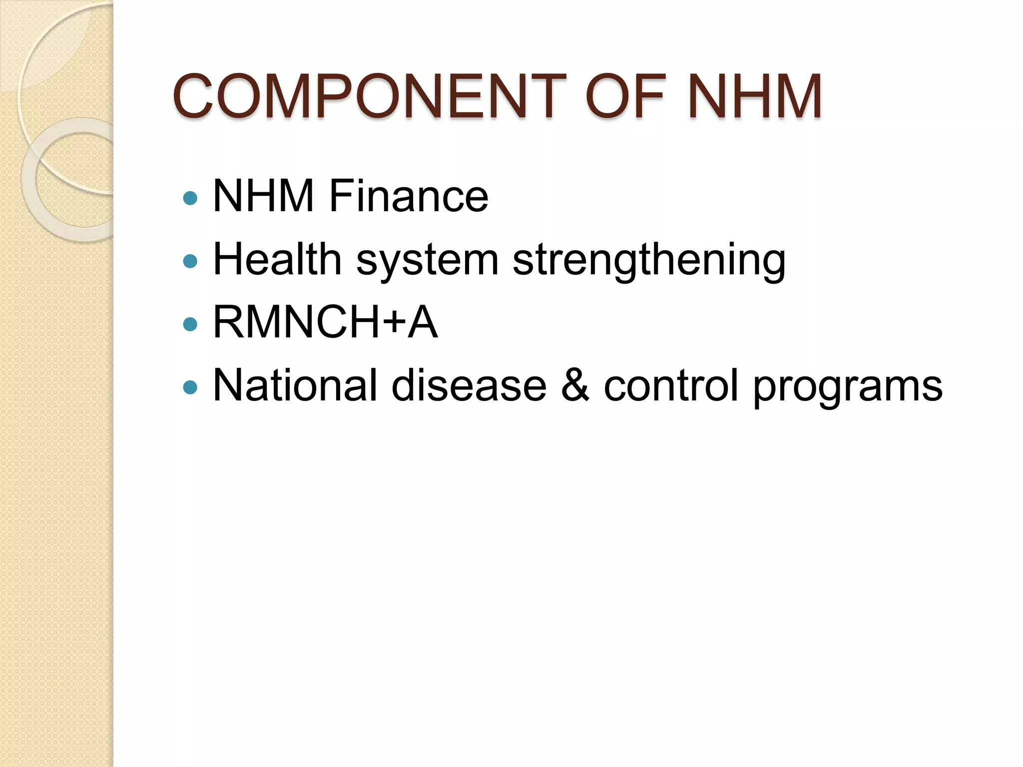 National health mission | PPTX