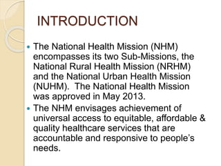 National health mission | PPTX