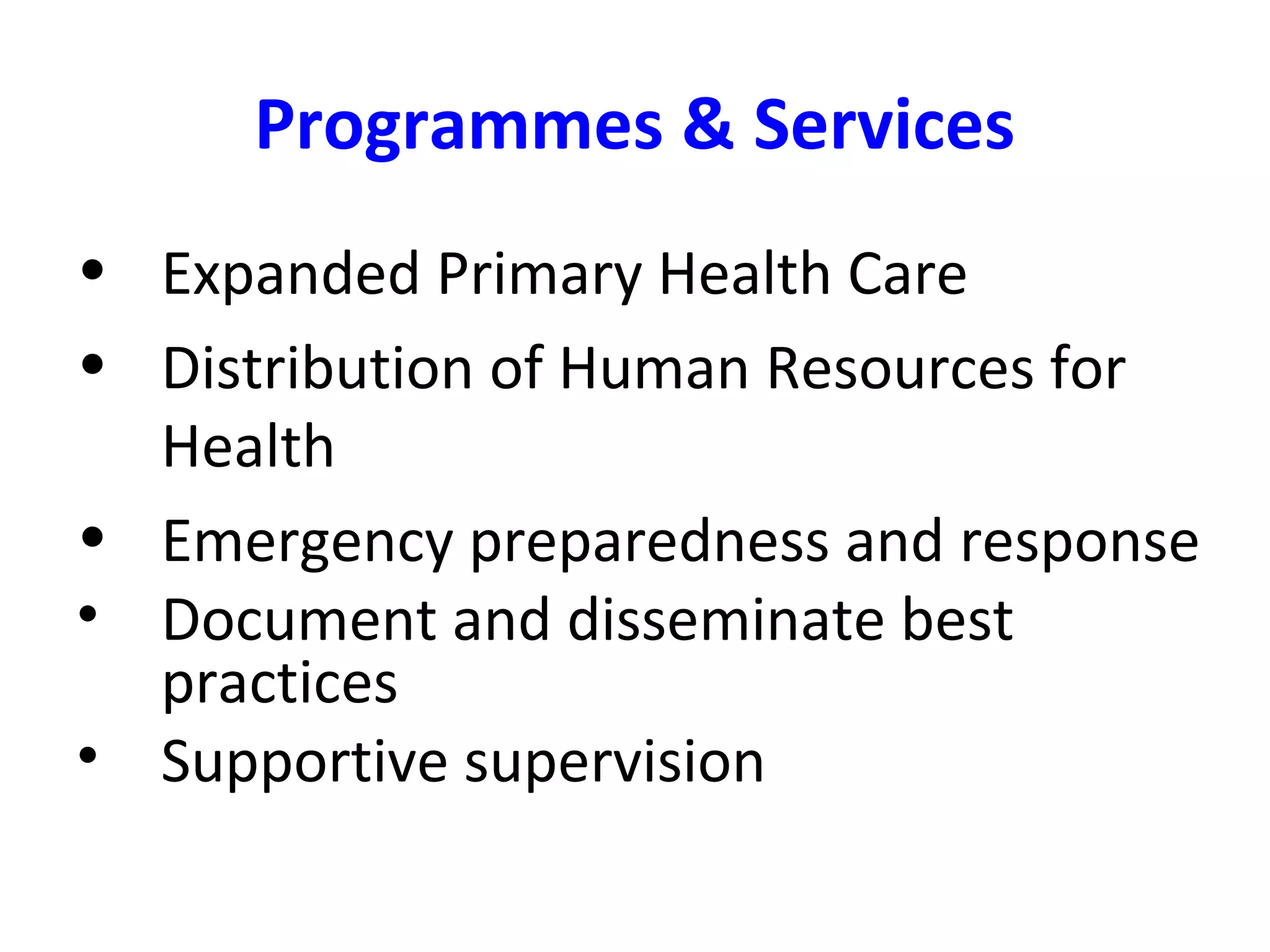 National health planning assessment framework | PPT