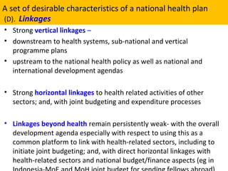 National health planning assessment framework | PPT