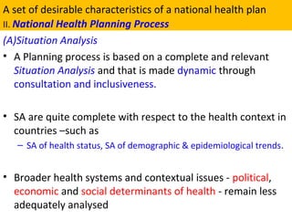 National health planning assessment framework | PPT