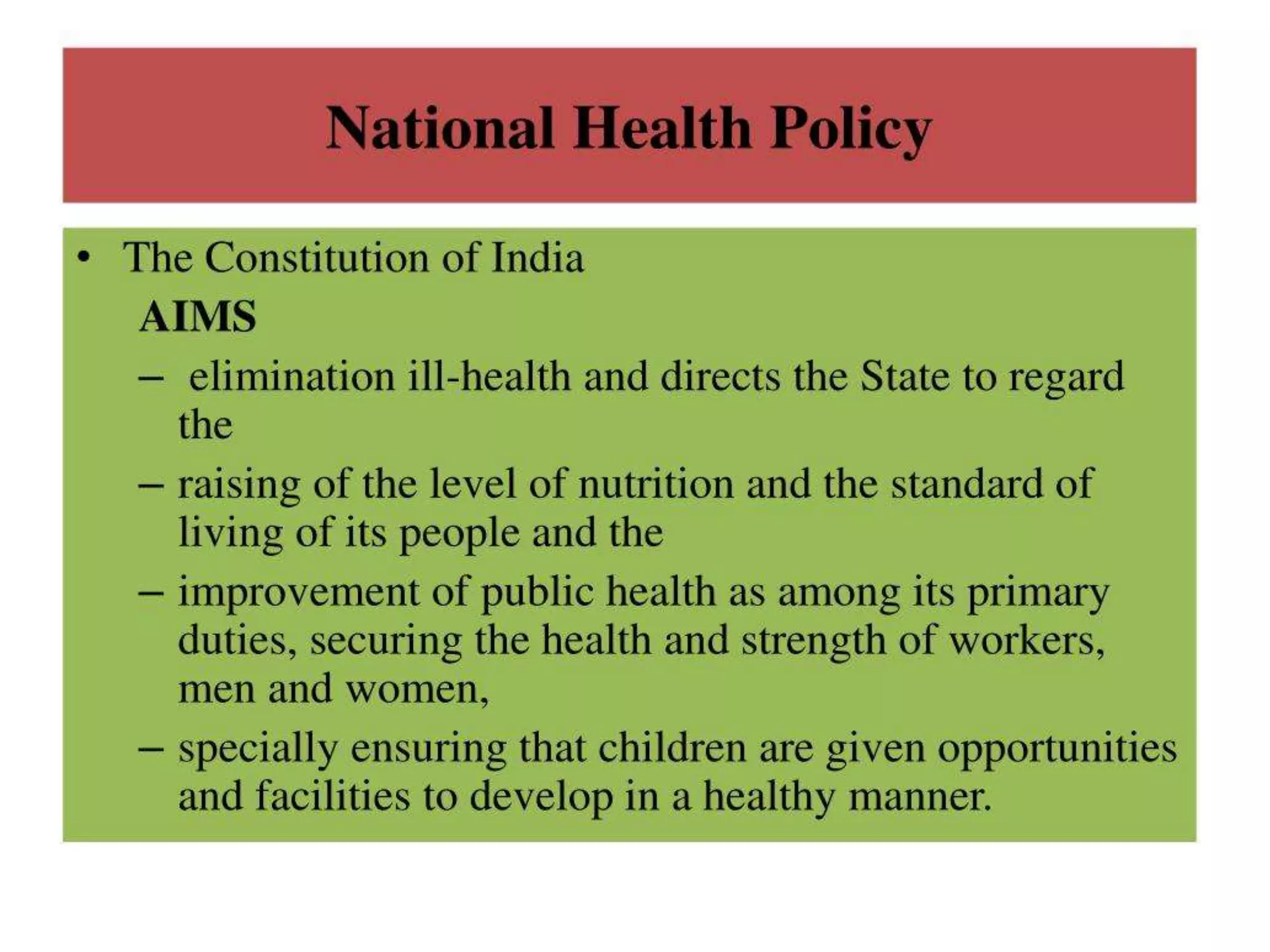 National Health Policies of India.pptx