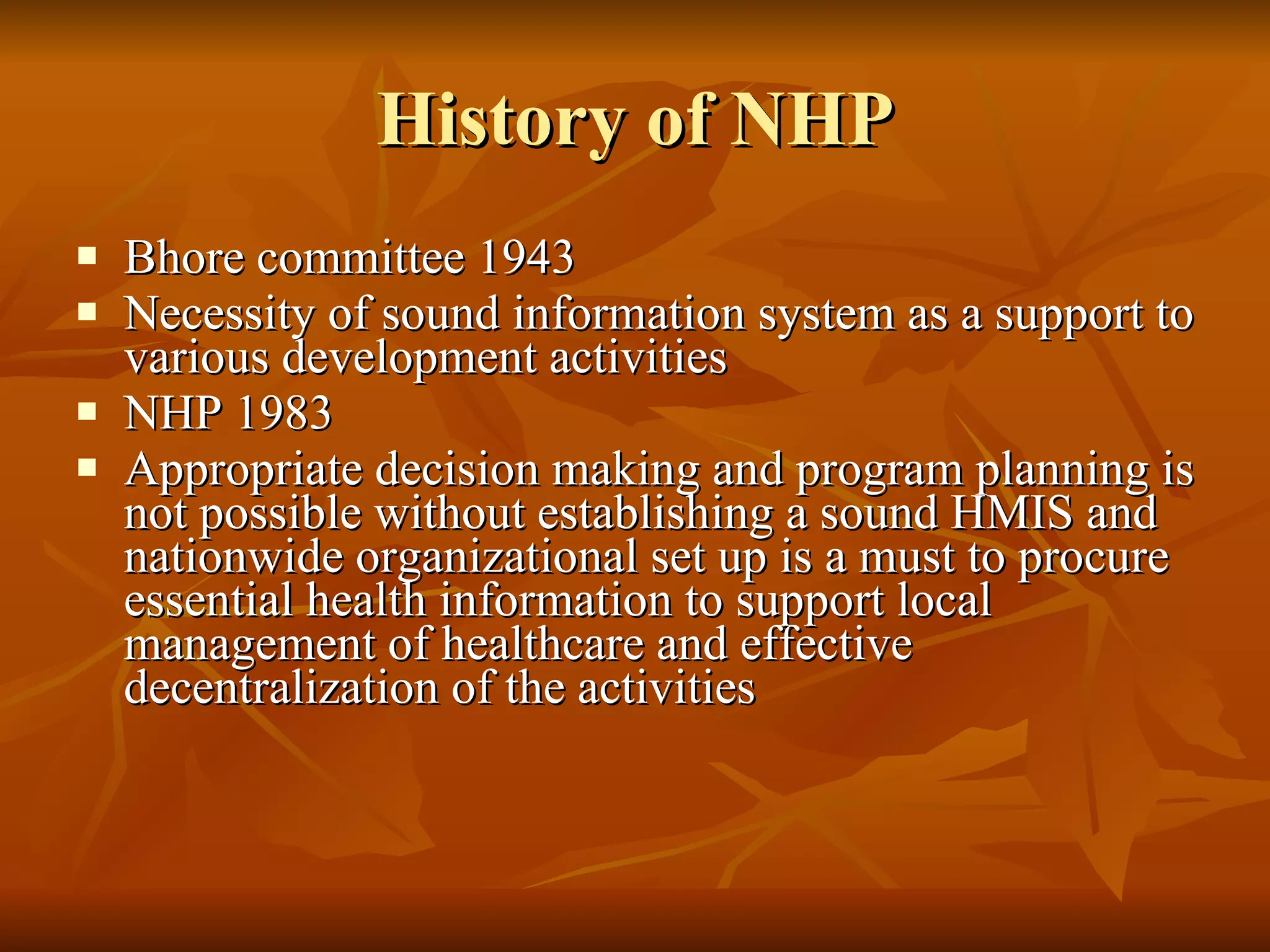 National health policy | PPT