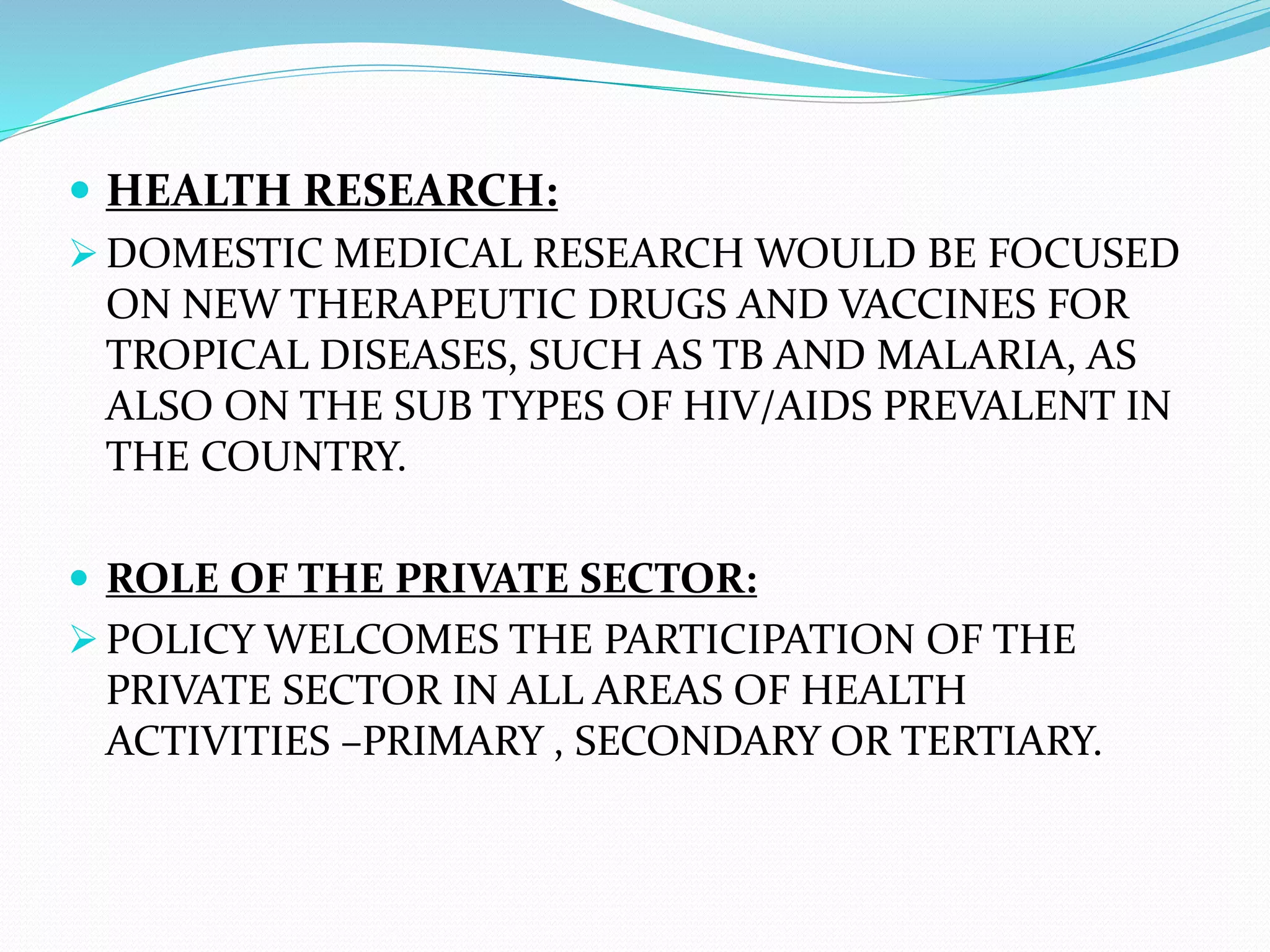 National health policy | PPTX