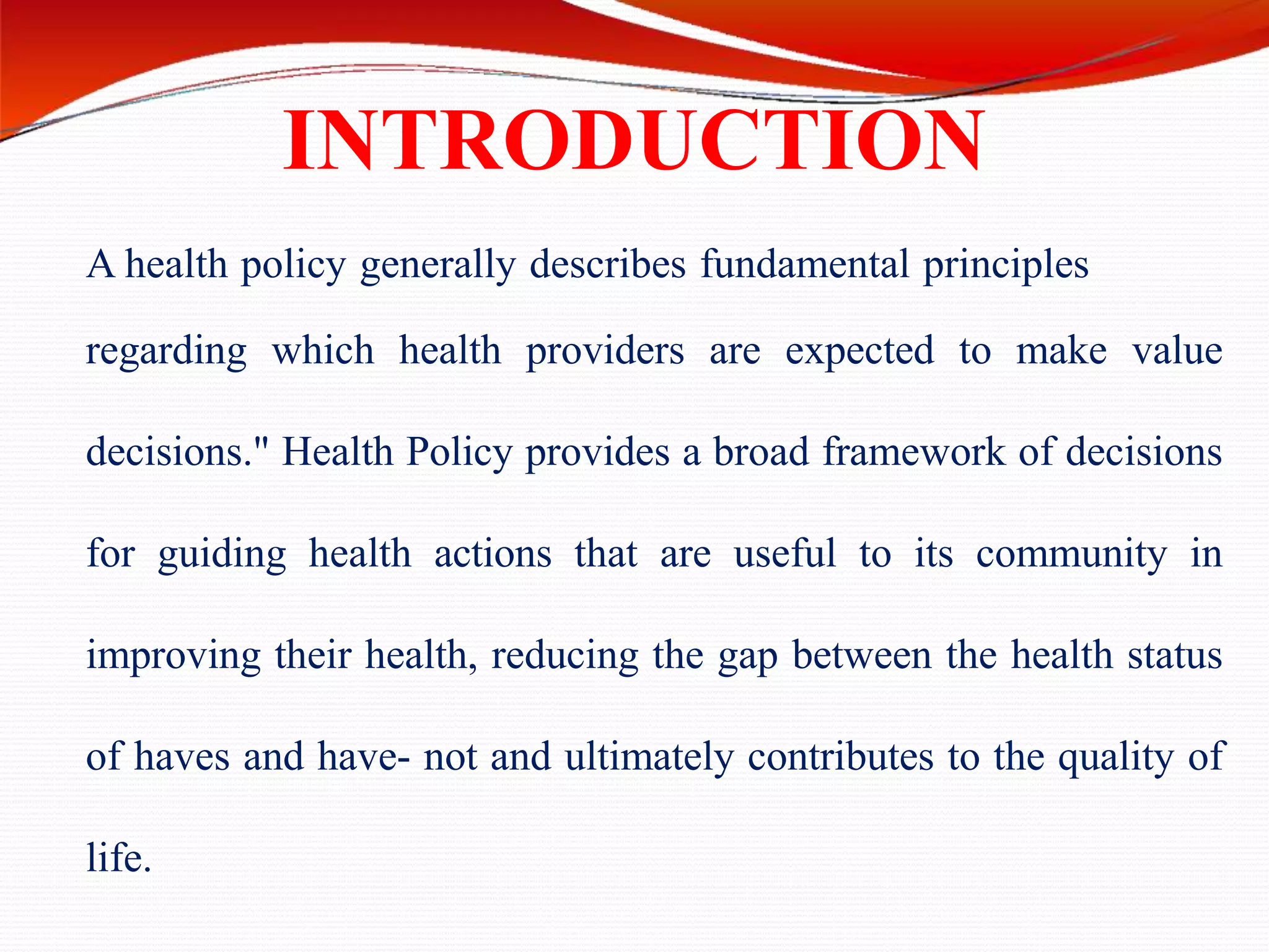 National health policy 2017 | PPTX