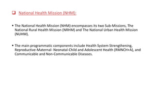 National health policy 2017 and alignment of goals and targets with NHM ...
