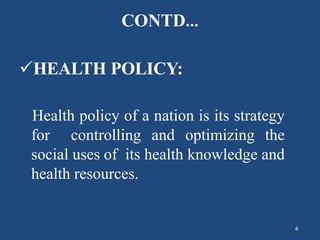 National health policy | PPTX