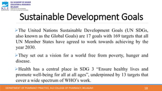 National health policy, MDGs, SDPs, and FIP Development Goals | PDF