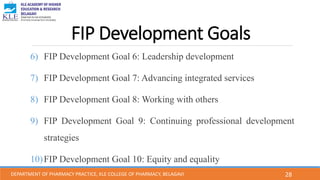 National health policy, MDGs, SDPs, and FIP Development Goals | PDF