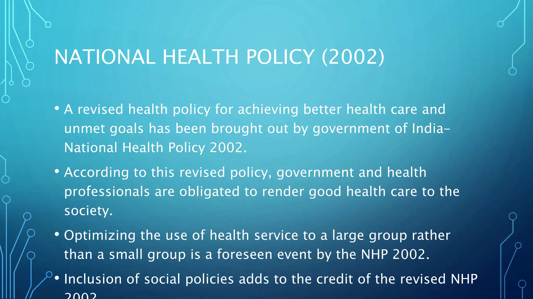 national health policy , community health nursing | PPTX