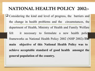 national health policy.pptx...................... | PPTX