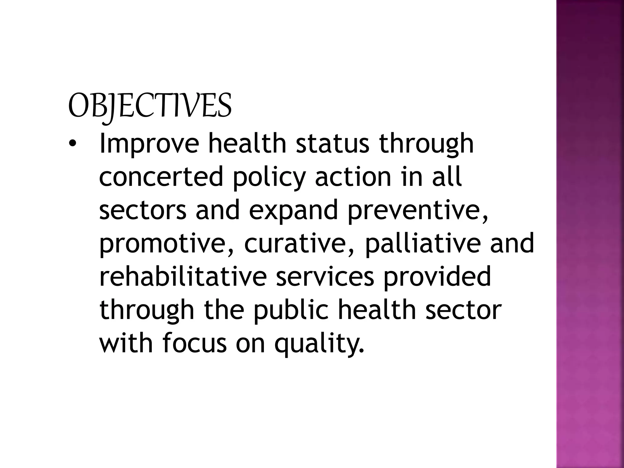 National health policy 2017 | PPTX