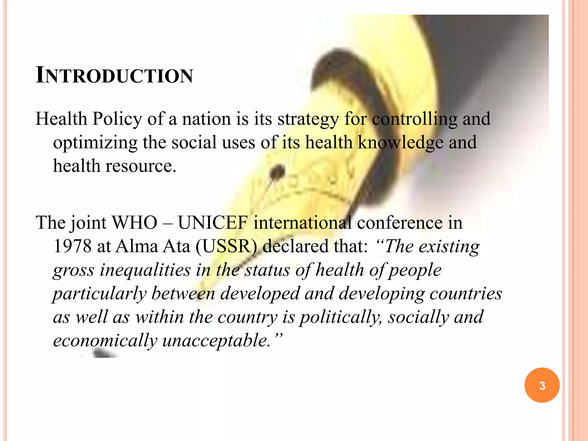 National health policy 2017 new | PPTX