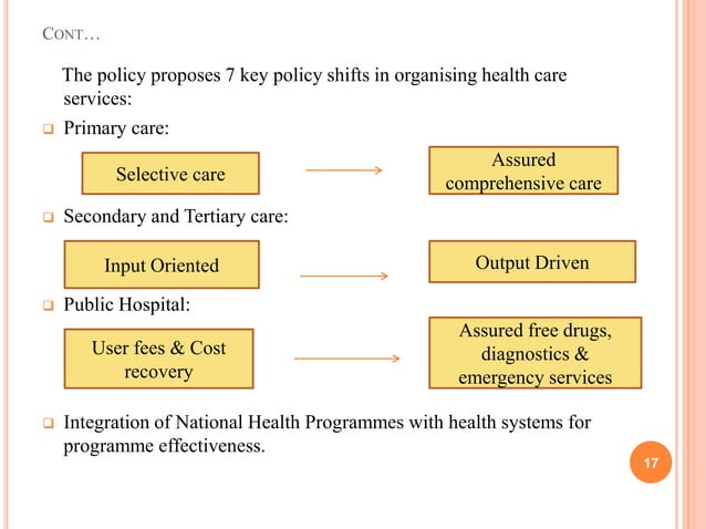 National health policy 2017 new | PPTX