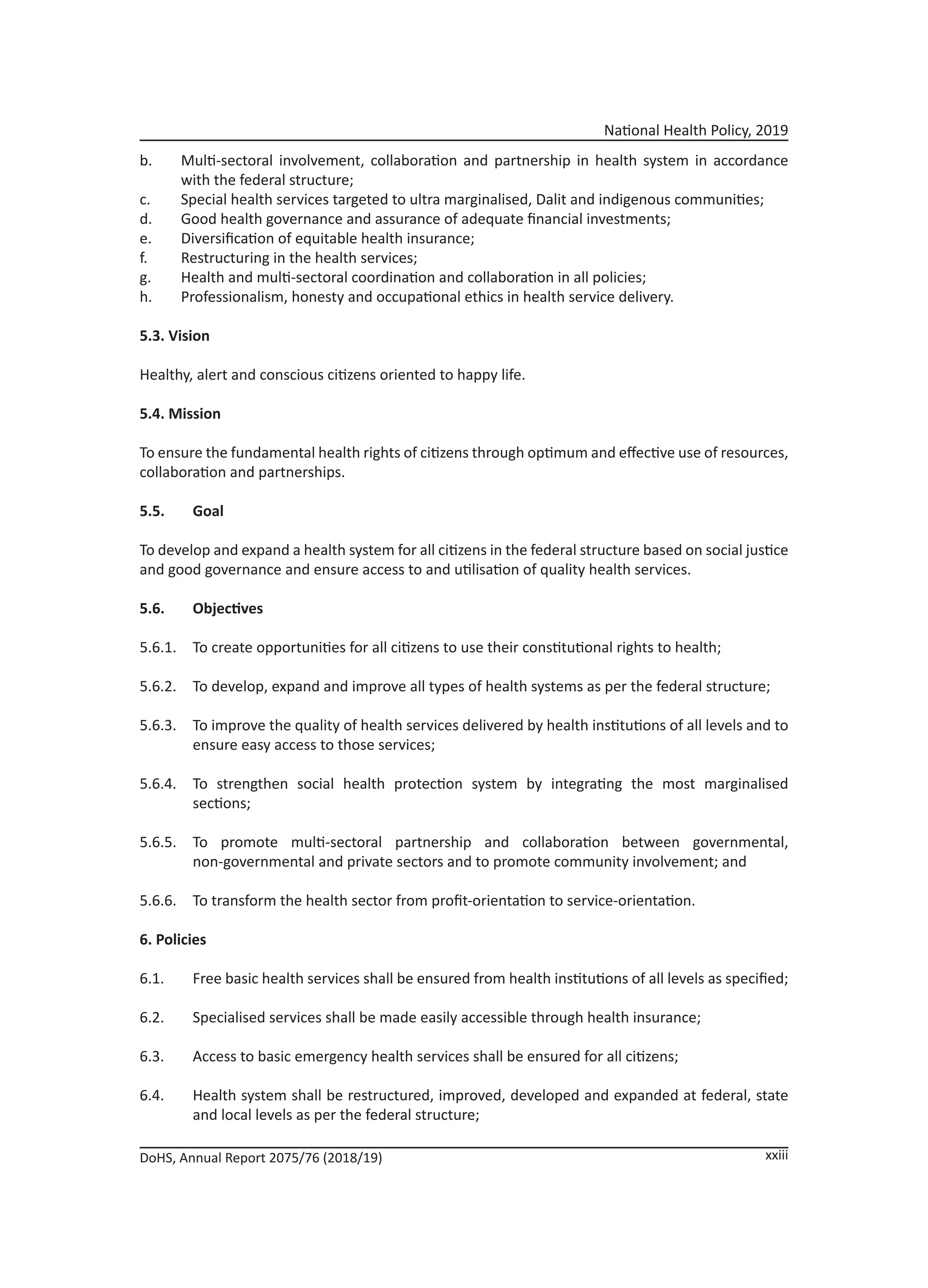 National Health Policy 2019_DoHS Annual Report_Public Health Update.pdf ...
