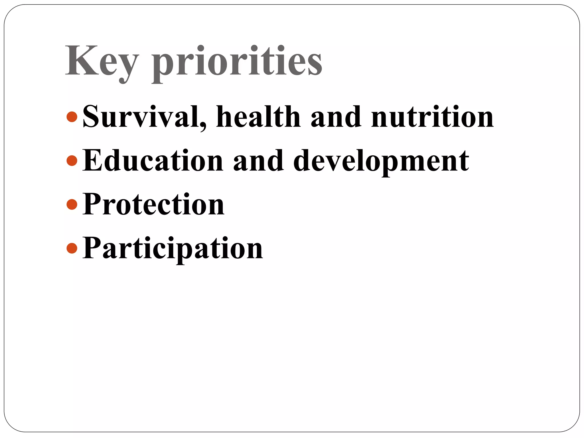 National health policy for children | PPTX