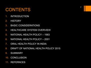 National health policy | PPTX
